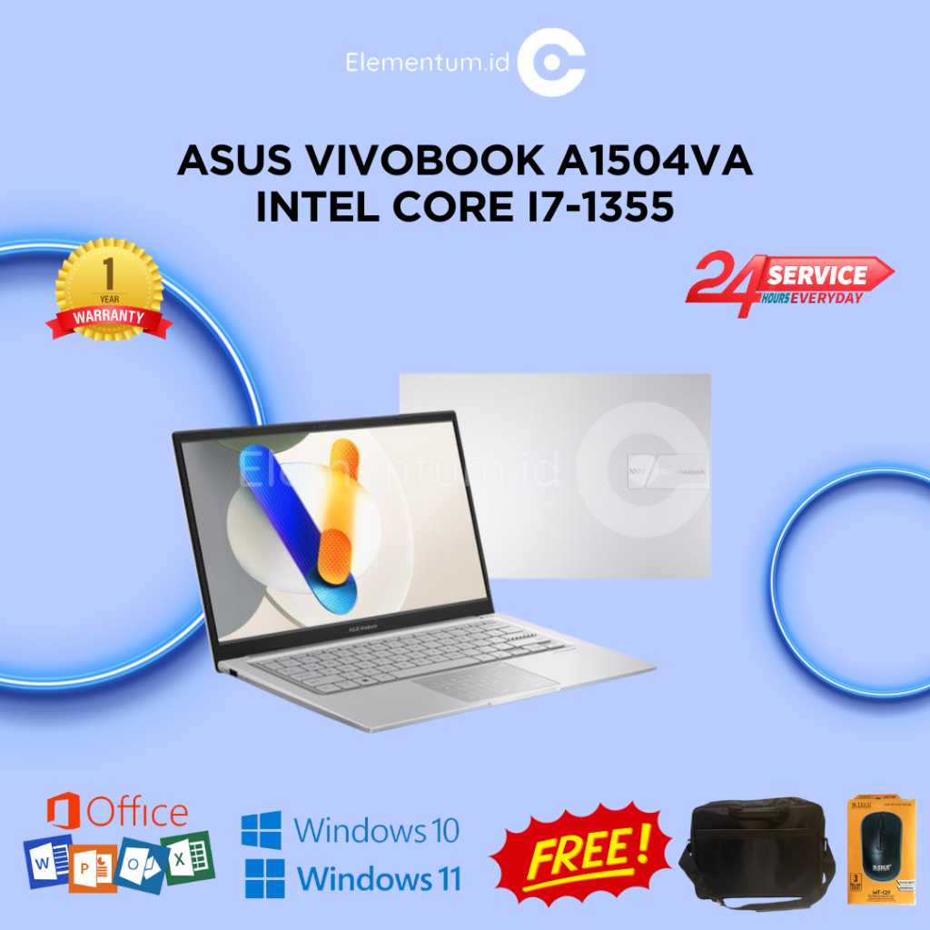Jual ASUS VIVOBOOK 15 A1504VA INTEL CORE i7-1355 | RAM 16GB SSD 512GB ...