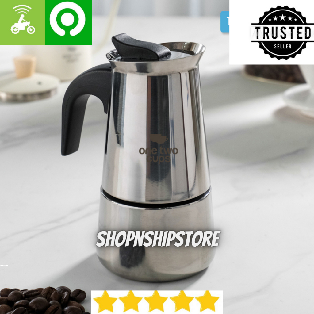 Jual Moka Pot Stainless Steel Teko Kopi Espresso Coffee Maker Mocha ...