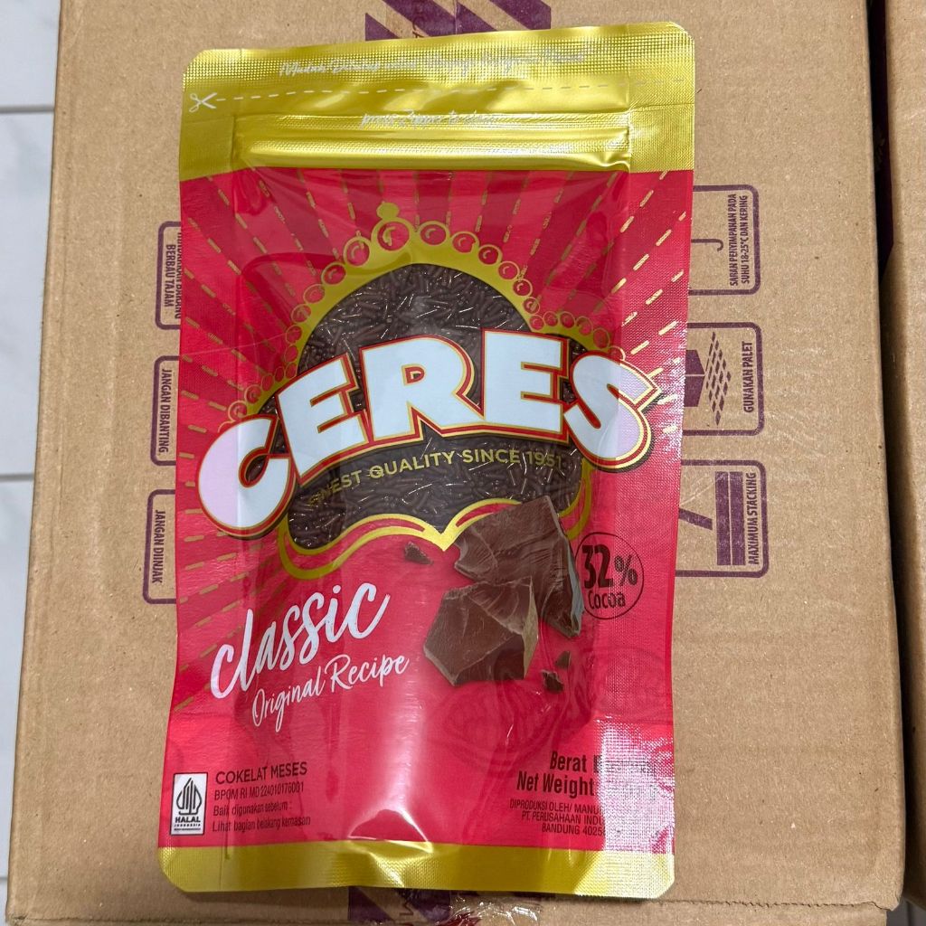 Jual Mesis Cokelat Ceres Classic Ziplock 320gr | Shopee Indonesia