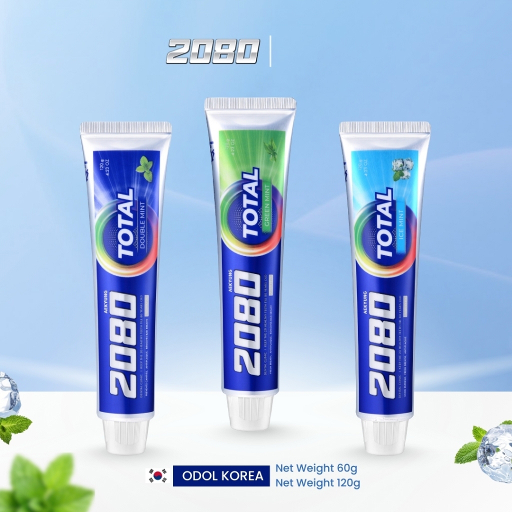 Jual Odol Korea 2080 Total Toothpaste - Odol Korea/Pasta Gigi Berlubang ...