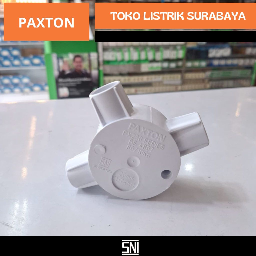 Jual T-DUS / T DUS / T DOS / T DOOS 20mm PUTIH PAXTON | Shopee Indonesia