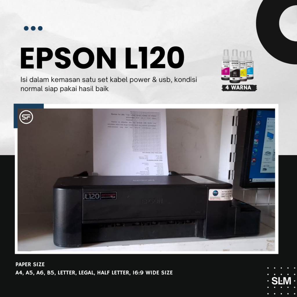 Jual Epson Printer L120 Setting High Quality | Shopee Indonesia