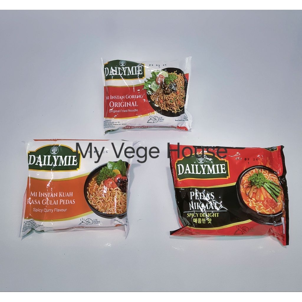 Jual Daily Mie Instan Vegan Per Pack | Shopee Indonesia