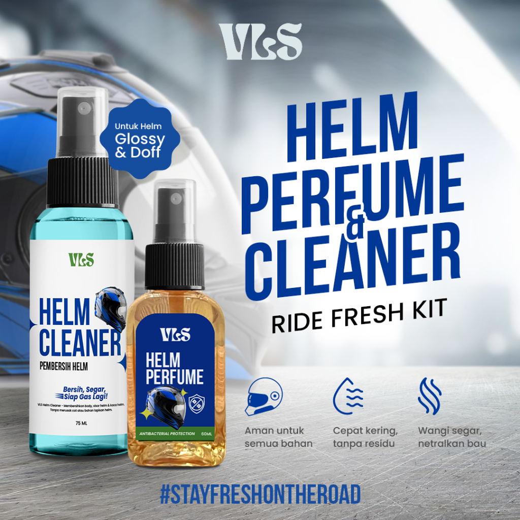 Jual VLS Parfum Helm Cross Full Face Half Face Anti Bau & Pengkilap ...