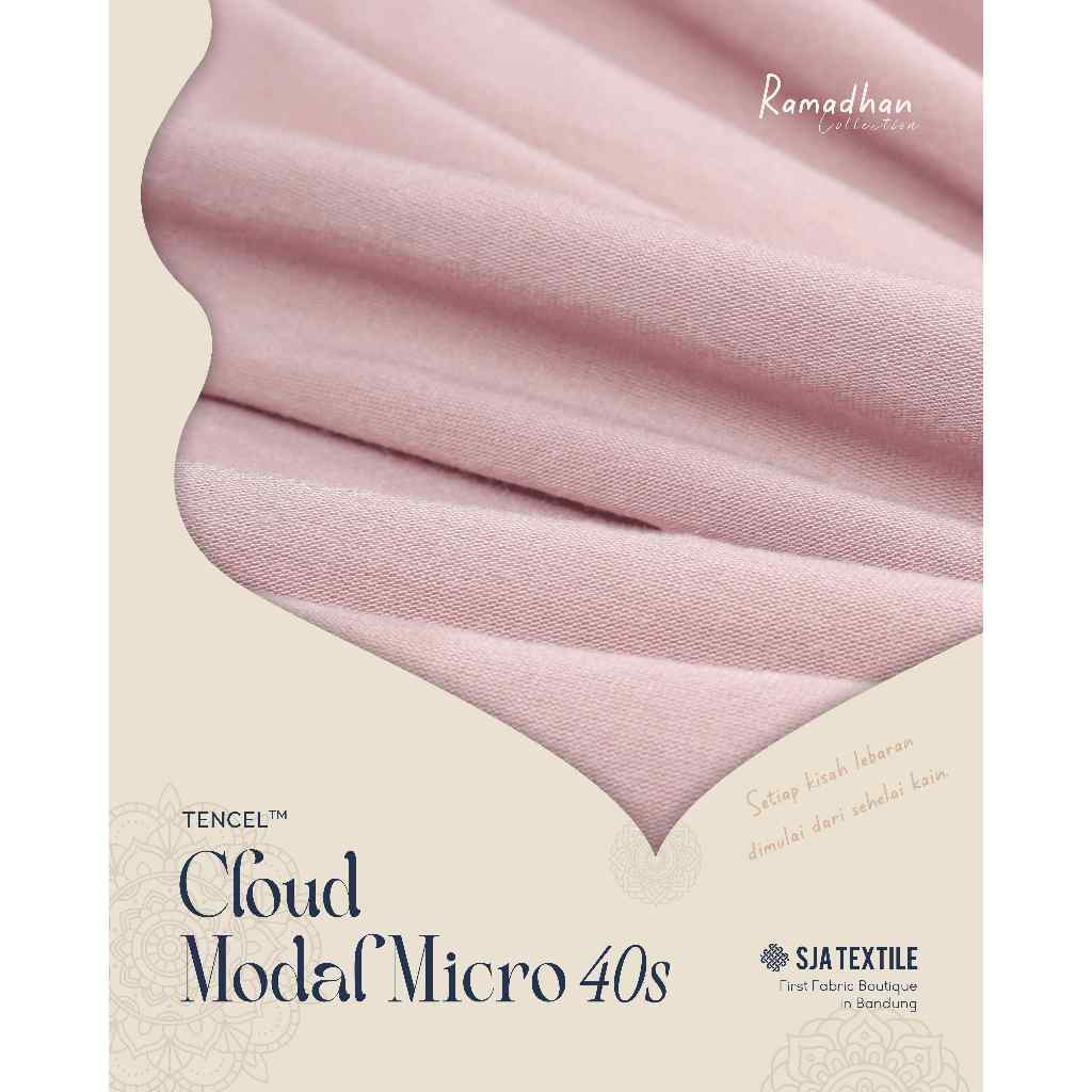 Jual Cloud Micro Modal 40s by SJA Textile - Kain TENCEL™ Luxury Modal ...