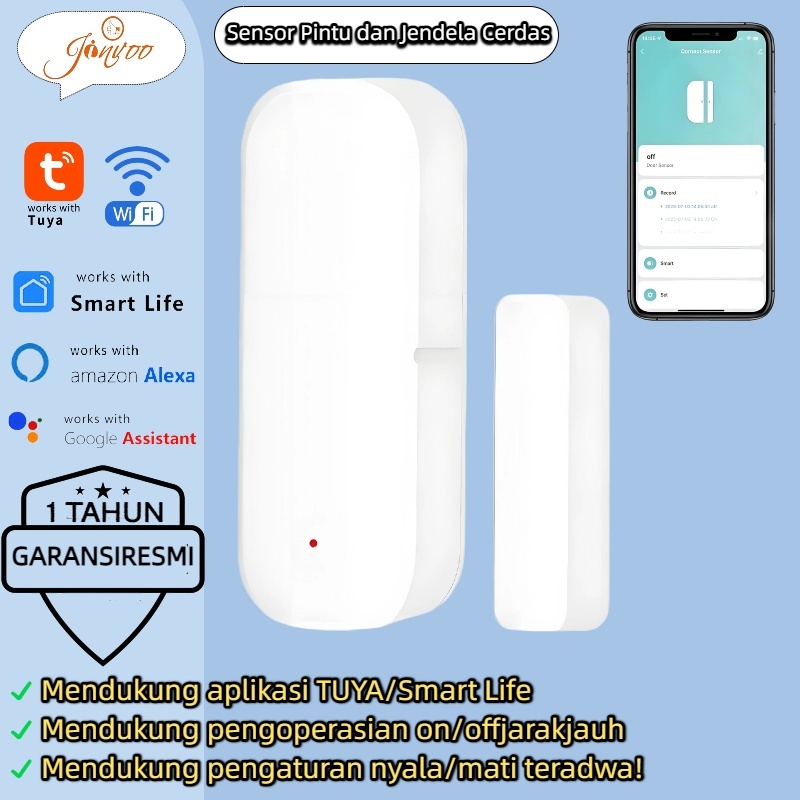 Jual jinvoosmart TUYA Smart Wifi Sensor Pintu Jendela / Door Sensor ...