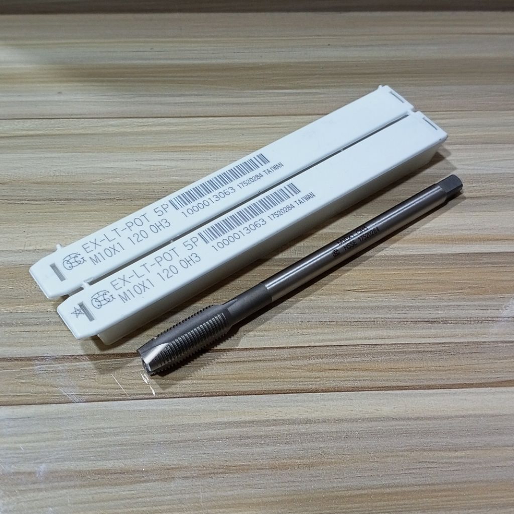 Jual OSG TAP M10×1 TAP MESIN M10×1.0 handtap M10×1 TAP BUSI MOTOR BEBEK ...