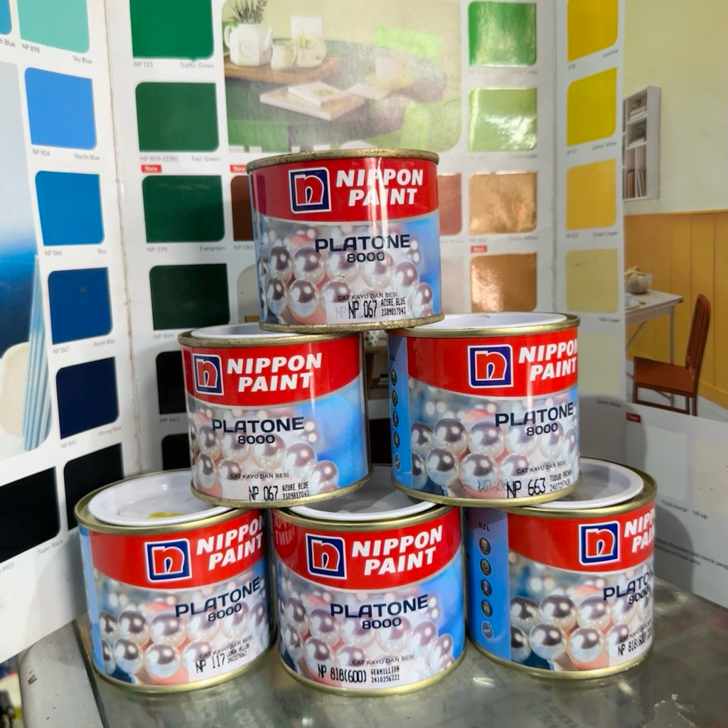 Jual Cat kayu dan Besi PLATONE isi 200 cc , nippon paint | Shopee Indonesia