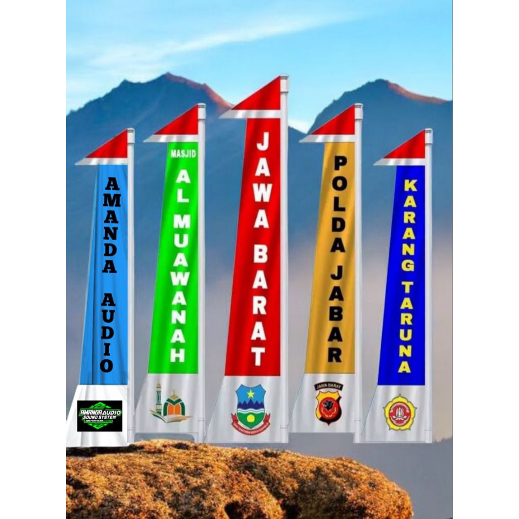 Jual UMBUL UMBUL COSTUM SABLON LOGO & TULISAN DESAIN BEBAS | Shopee ...