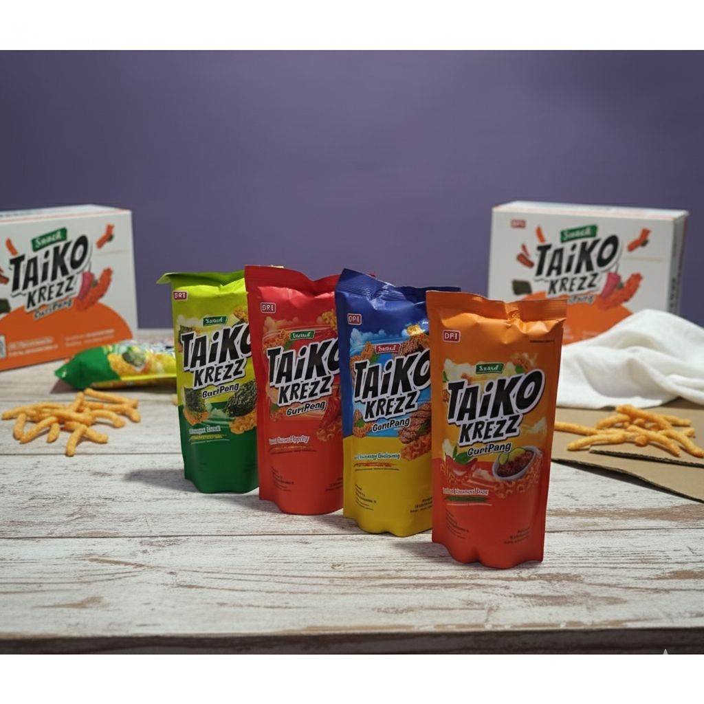 Jual Taiko Krezz Guripang Snack – Cemilan Gurih Renyah | Snack Kriuk ...