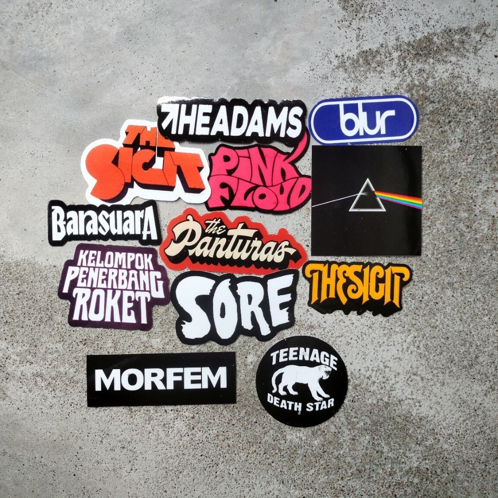 Jual Stiker Band Indie Sticker Band Metal Anti Air Bahan Berkualitas ...