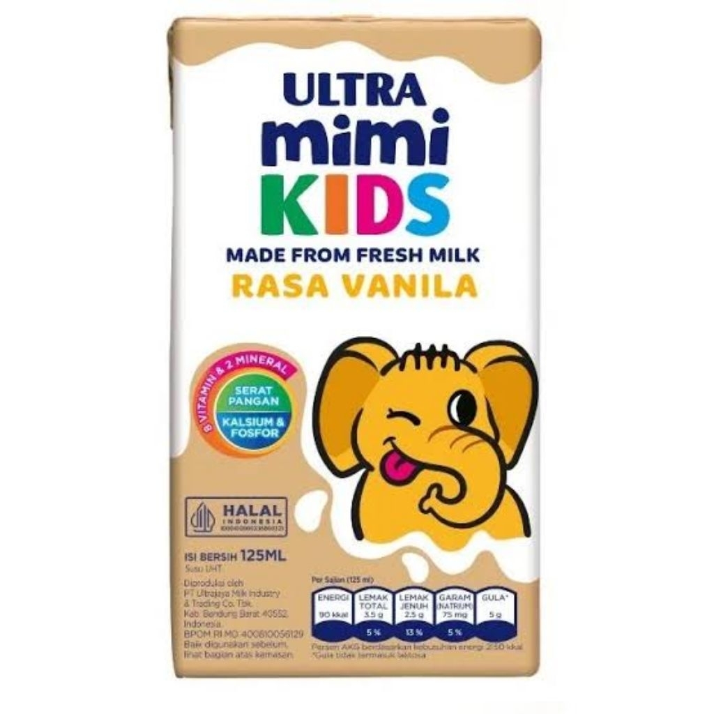 Jual Susu Ultra Mimi UHT 125 ml ( 1 dus isi 40 pcs ) | Shopee Indonesia