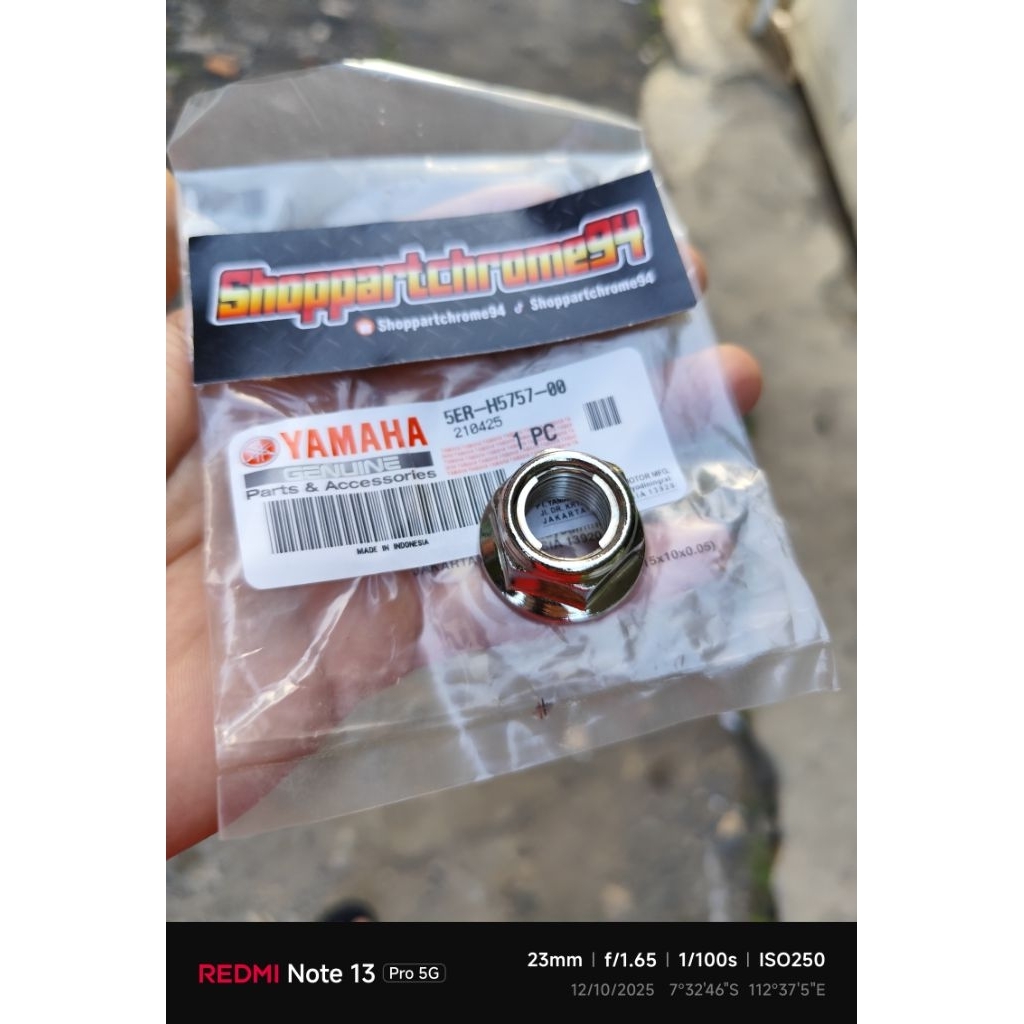 Jual Mur Lock Roda belakang ALL MIO SPORTY/MIO FINO KUNCI 24 M16 CROM ...