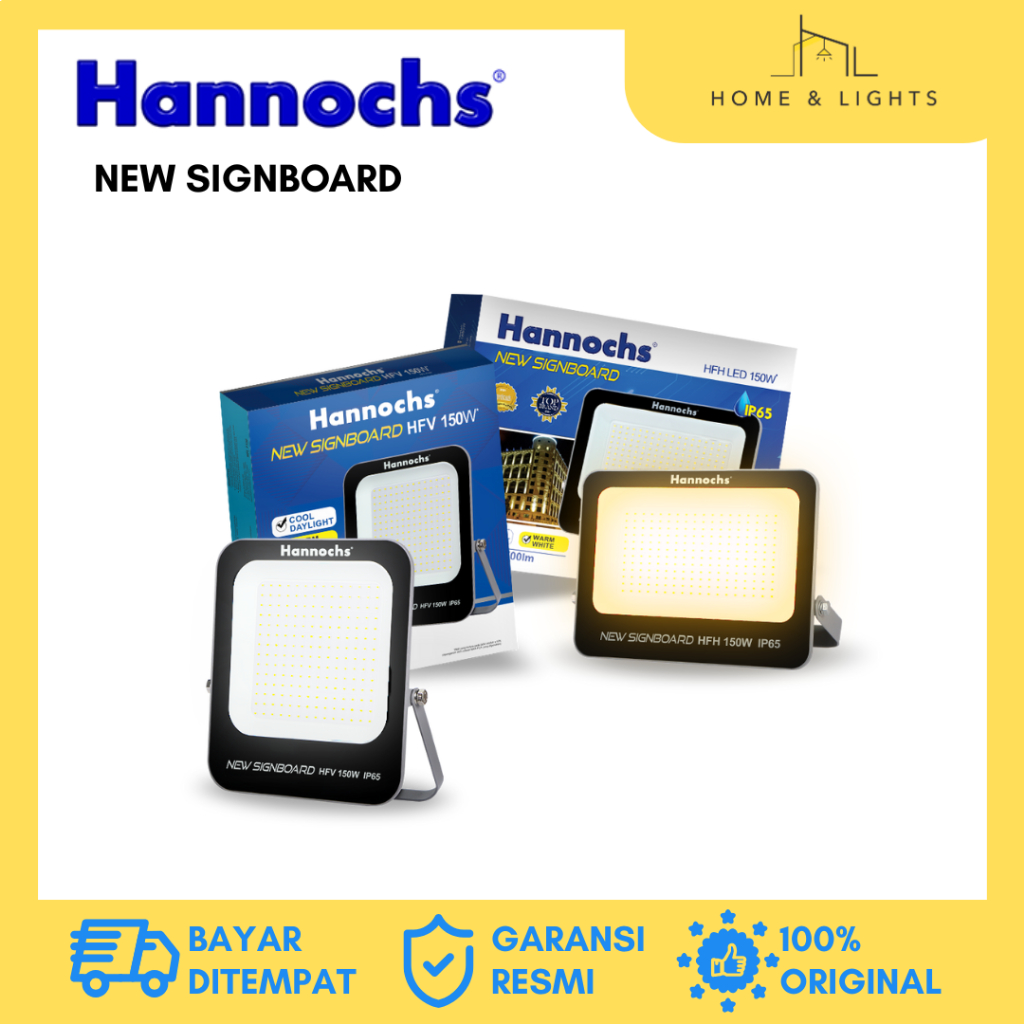 Jual Hannochs LED Signboard Outdoor Horizontal Vertical 50W Cahaya ...