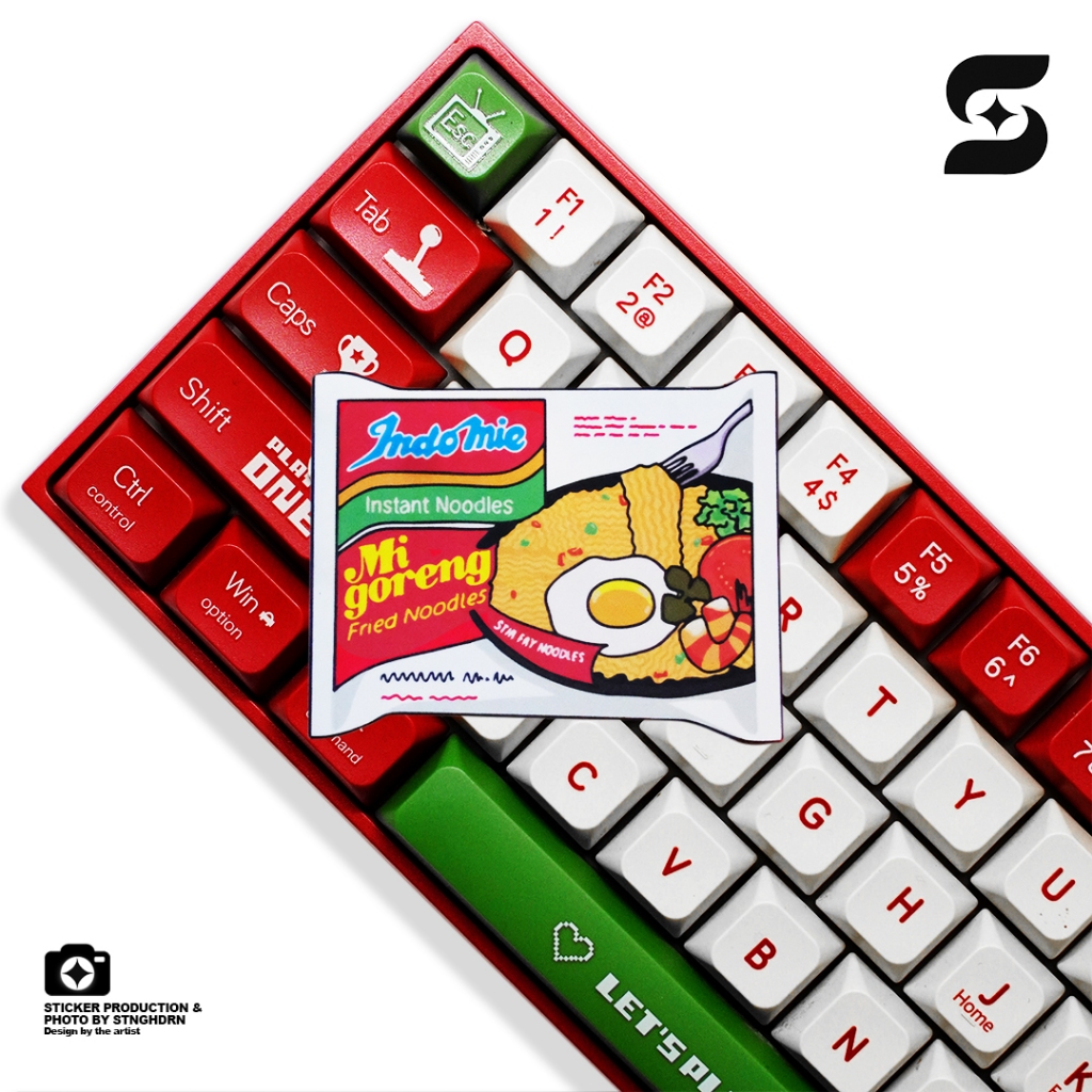 Jual STICKER INDOMIE GORENG STICKER DESIGN | Shopee Indonesia