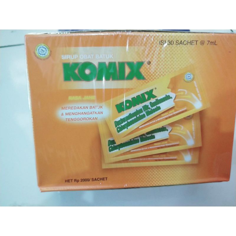 Jual KOMIX DEWASA SY 7 ML RASA JAHE 1 BOX ( ISI 30 SAC) | Shopee Indonesia