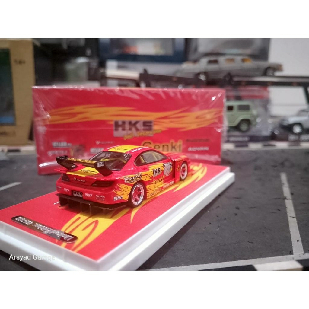 Jual Diecast Supcar Nissan Silvia S15 HKS Genki | Shopee Indonesia