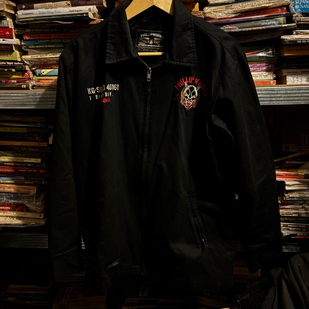 Jual ORIGINAL JACKET PHILLIP WORKS PHILLIPWORKS MOTOR JAKET DEUS EX ...
