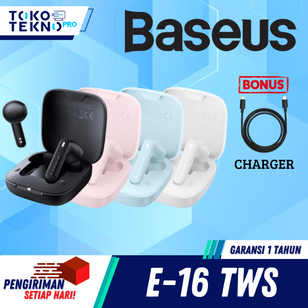 Jual Baseus Bowie E16 / E-16 Wireless in Ear Earbuds Bluetooth TWS ...
