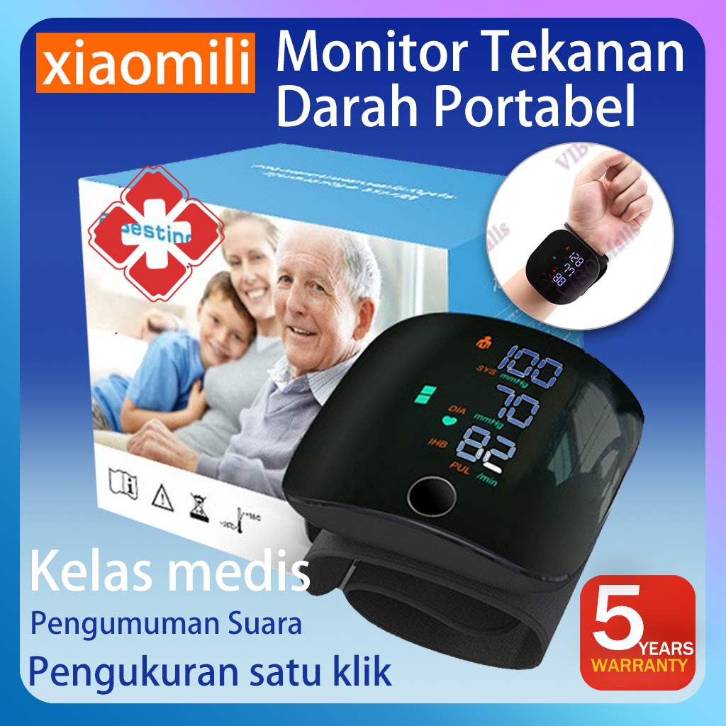 Jual COD！Pengukuran satu klik Monitor Tekanan Darah Baru 2025 ...