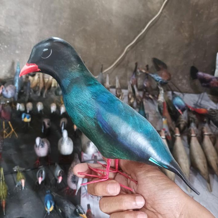 Jual Boneka mainan manuk ocehan cungkok patung burung tengkek buto ...