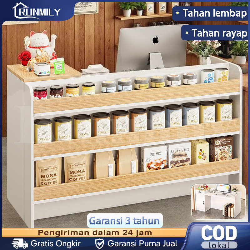 Jual Meja Kasir Minimalis/Meja Kasir/Meja Counter Resepsionis/Meja ...