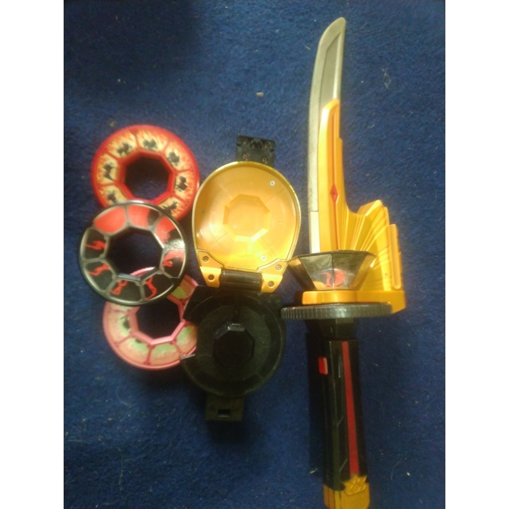 Jual DX SET PEDANG DAN ASESORIS POWER RANGERS SHINKENGER | Shopee Indonesia