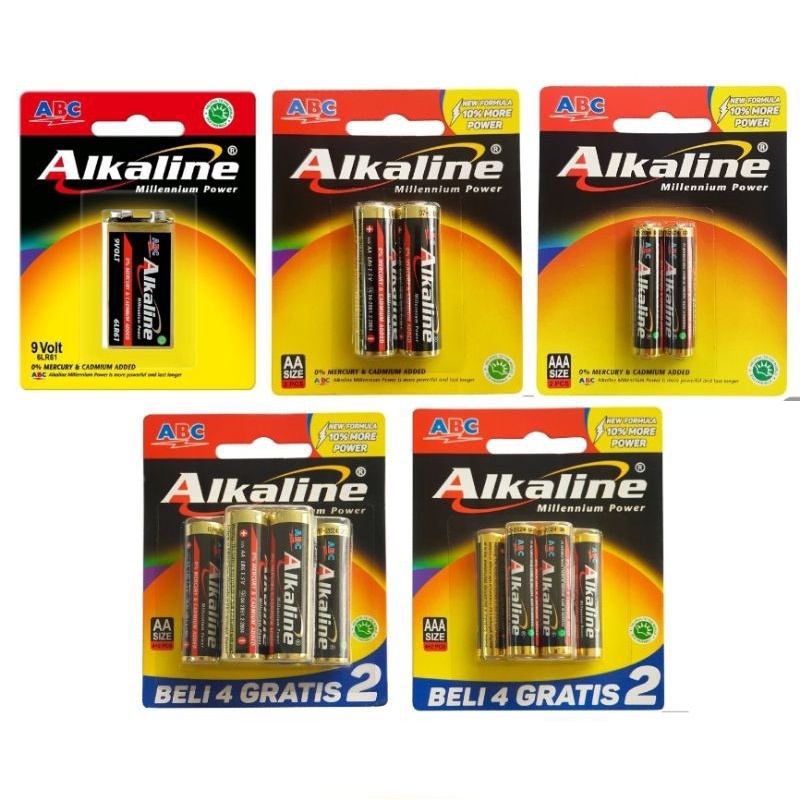 Jual BATU BATTERY ALKALINE BATERAI ALKALINE AAA AA 1 SET [ 2PCS ...
