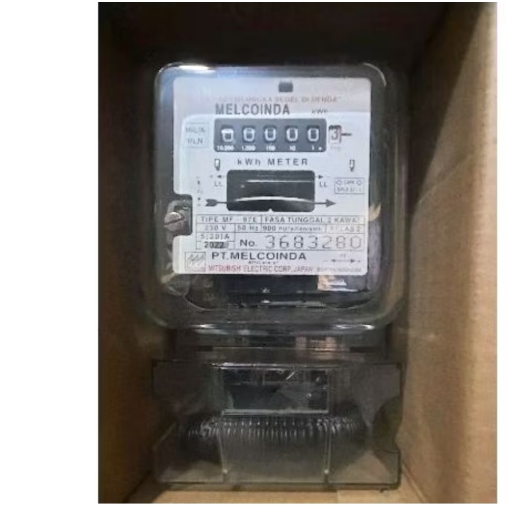 Jual Paket KWH Meter Melcoinda + Dudukan MCB Original 5A-20A/ 220V ...