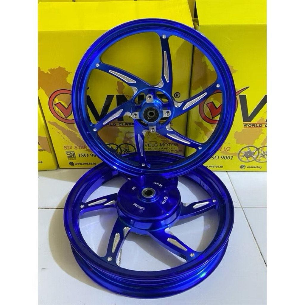 Jual VELG SIX STAR V2 RING 14 VARIO BEAT MIO SCOOPY | VELG SIXSTAR V2 ...