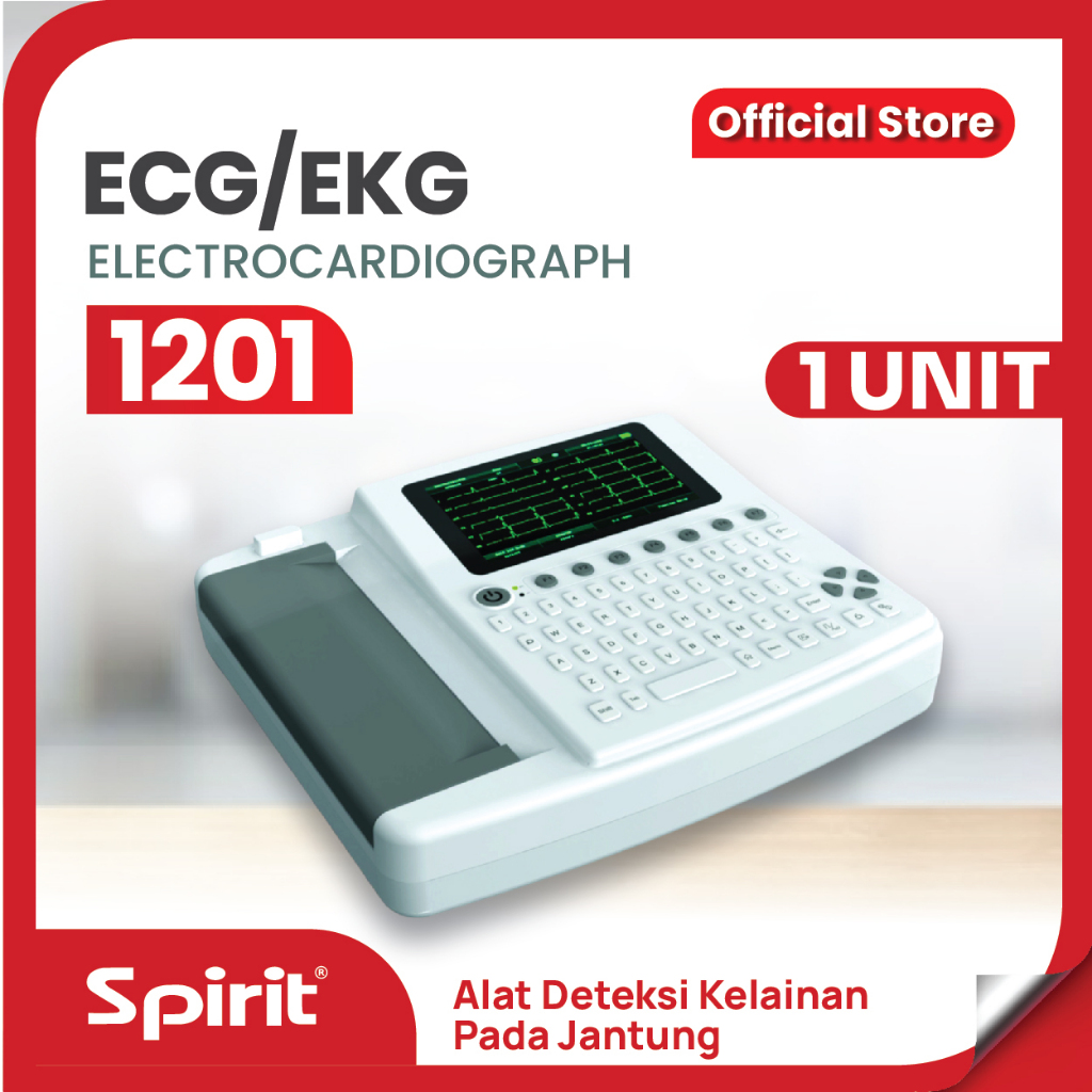Jual Spirit - EKG / ECG 1201 l EKG 12 Channel | Shopee Indonesia