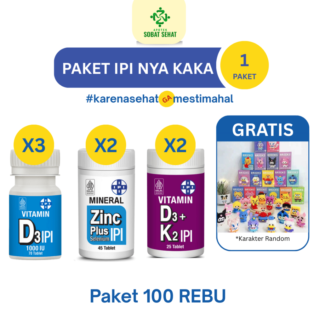 Jual Paket Bundling IPI 100RB - @3PC IPI D31000 IU (70TAB) + @2PC IPI ...