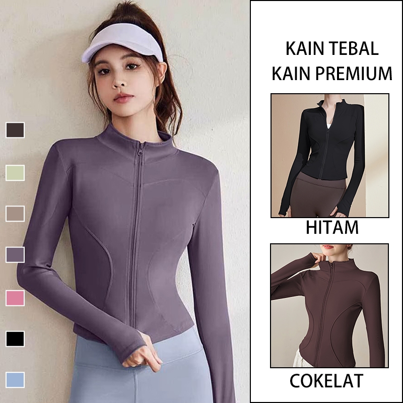 Jual Jaket olahraga wanita jaket uv protection wanita jaket running ...