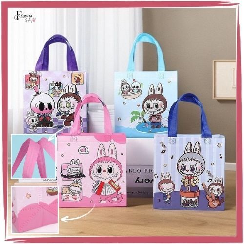 Jual FDG Tas Kado Ulang Tahun Motif Labubu / Goodie Bag Labubu Premium ...
