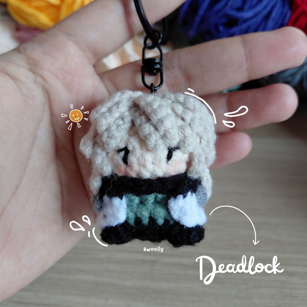 Jual Gantungan Kunci Deadlock Crochet Deadlock Keychain | Shopee Indonesia