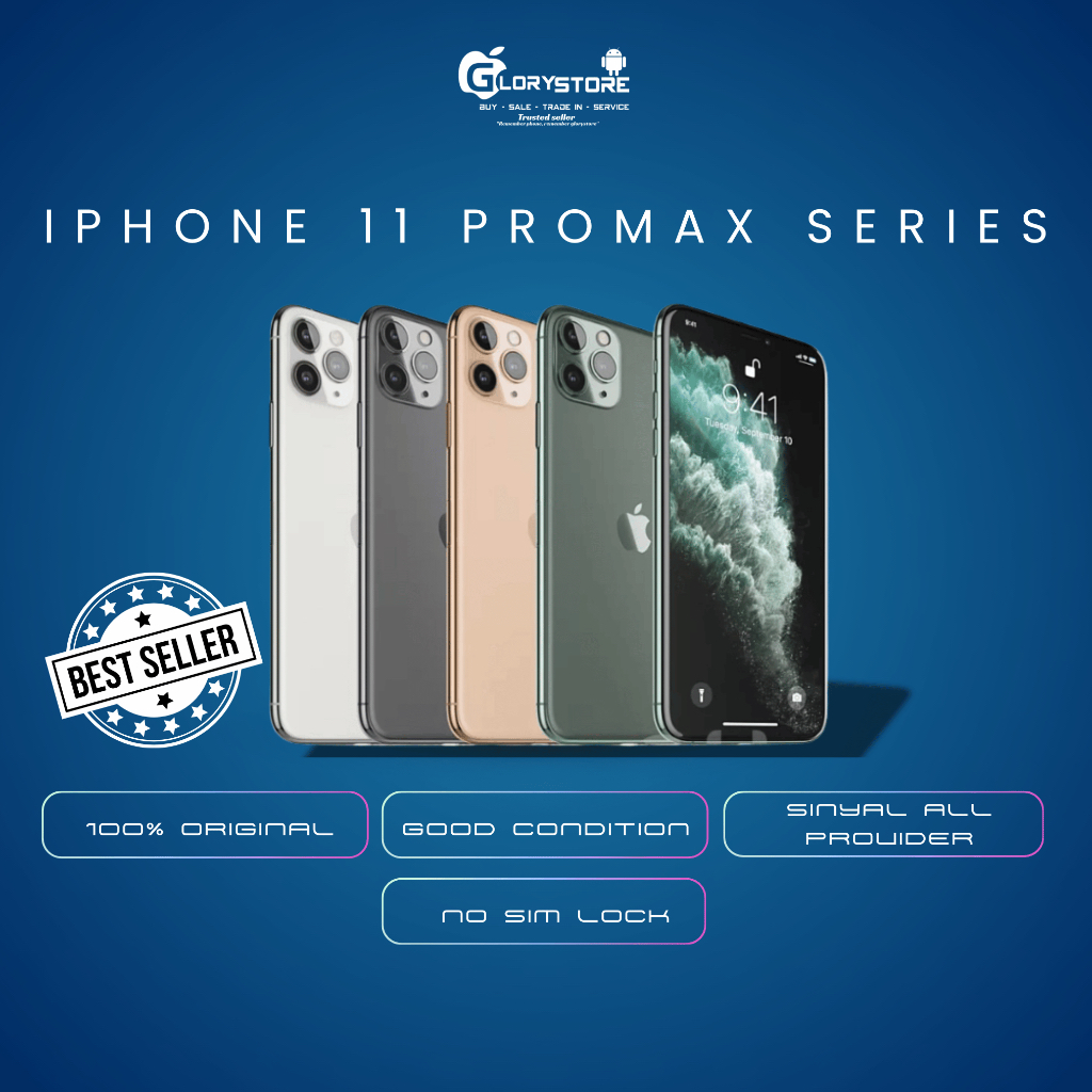Jual IP 11 PROMAX Second LIKE NEW ORIGINAL GARANSI TOKO ALL PROVIDER ...