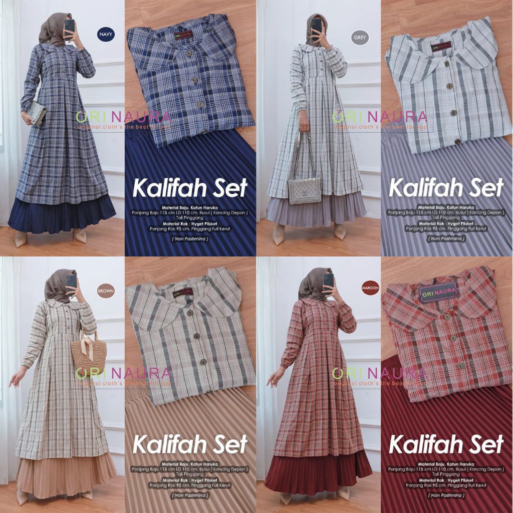 Jual NEW KALIFAH SET BAHAN KATUN HARUKA BY ORI NAURA | Shopee Indonesia
