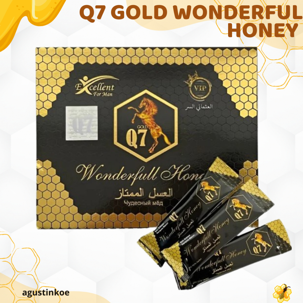 Jual GOLD Q7 WONDERFUL HONEY EXCELLENT FOR MEN / MADU MACUN Q7 ORIGINAL ...