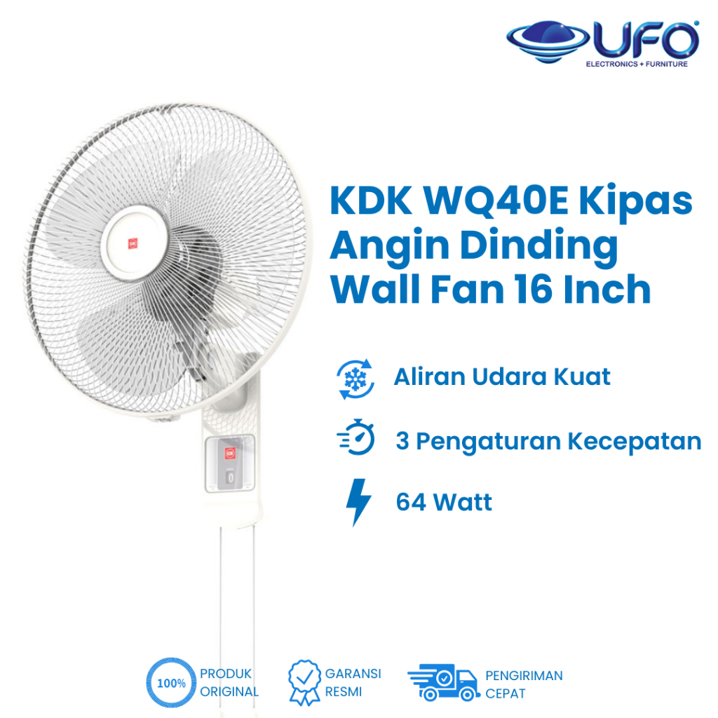 Jual KDK 16" Kipas Angin Dinding Wall Fan WQ40E | Shopee Indonesia