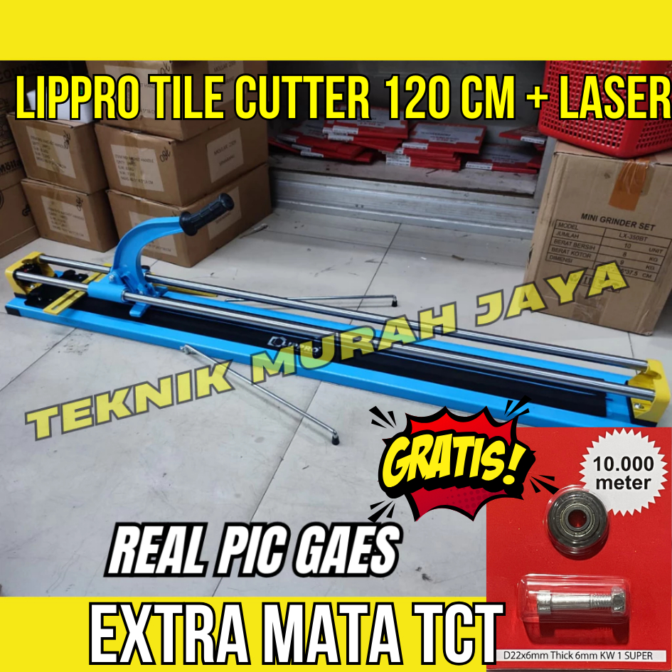 Jual GRATIS MATA SEREP POTONG TCT LIPPRO TILE CUTTER 120 Cm Meja Potong ...