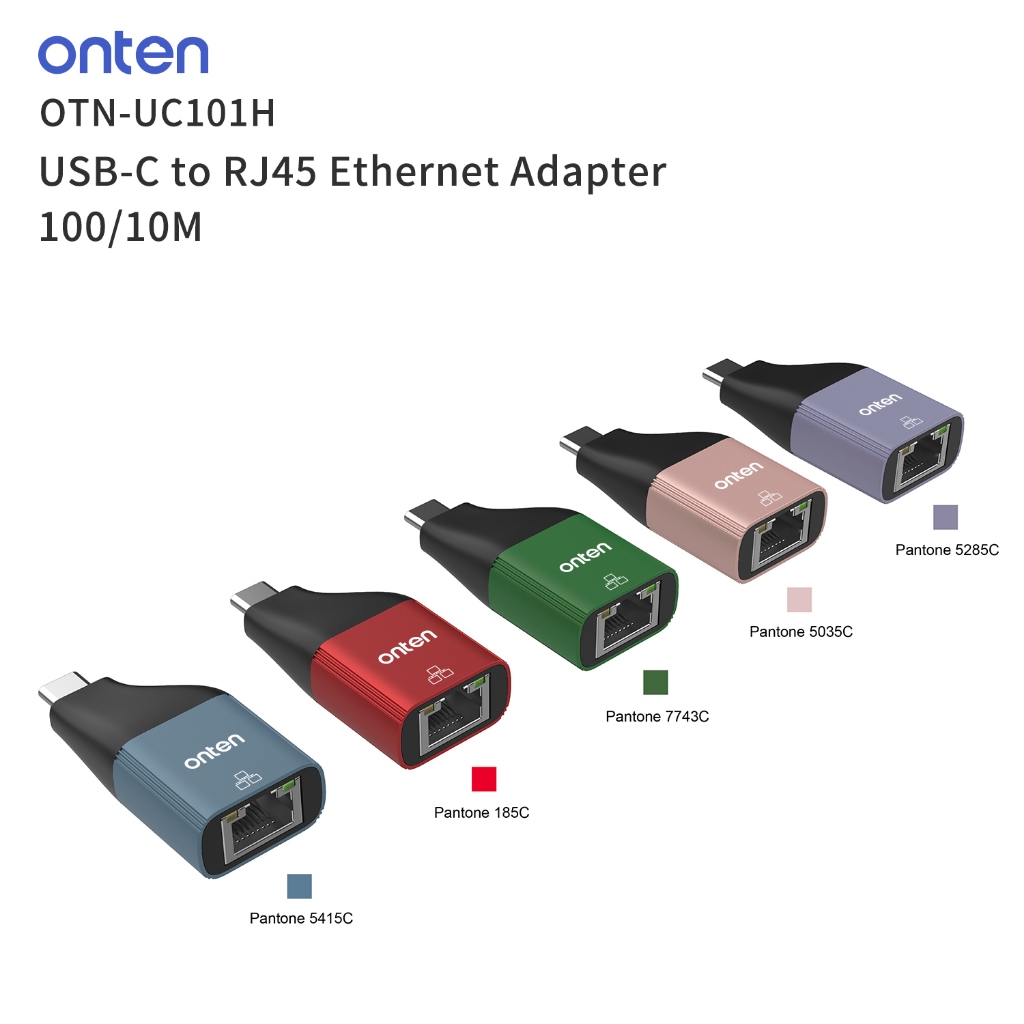 Jual Onten UC101H USB-C Ethernet Adapter RJ45 100Mbps connection ...