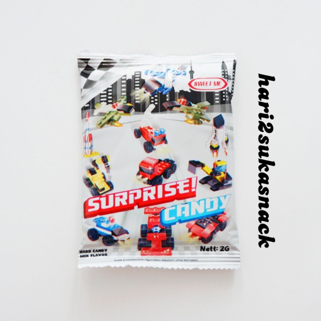 Jual Permen Mainan LEGO MOBIL Surprise Candy Karakter Kendaraan Sweetme ...