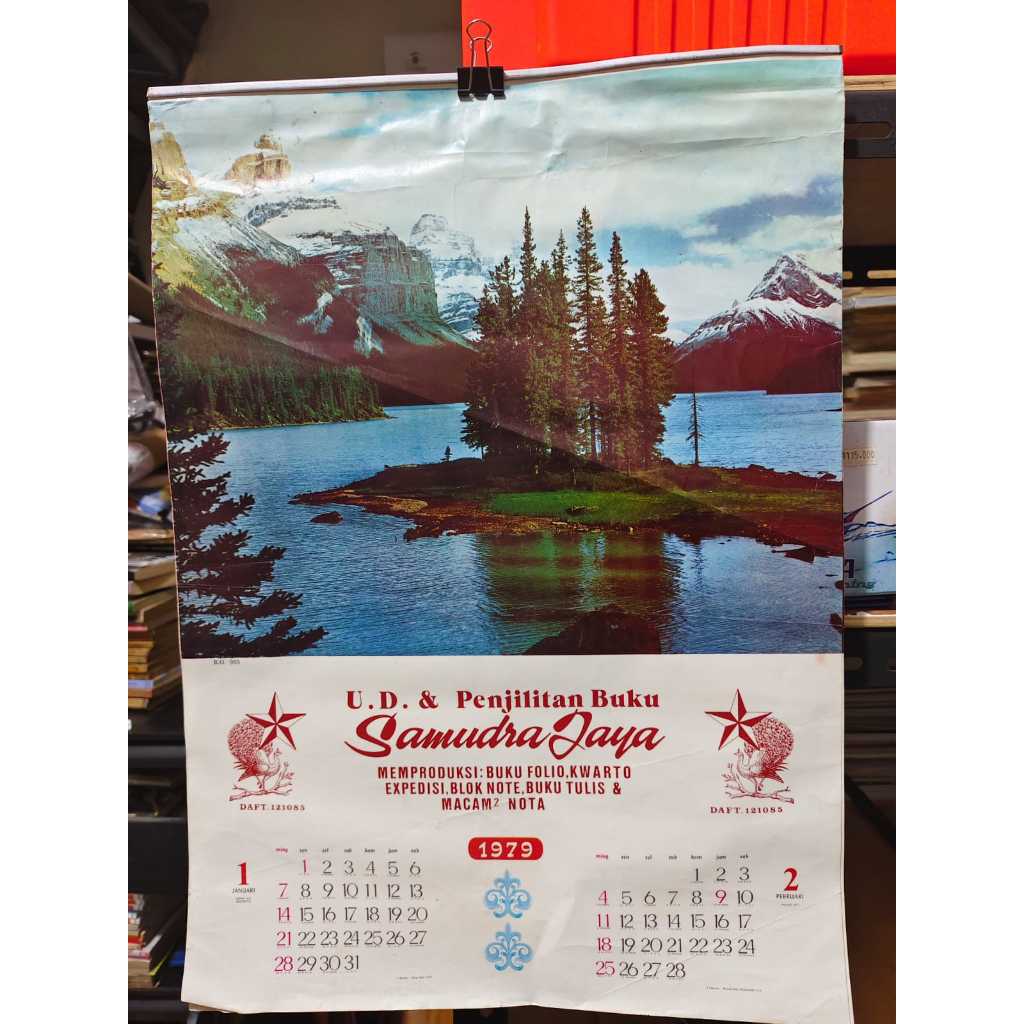 Jual KALENDER JADUL KALENDER TAHUN 1979 SAMUDRA JAYA | Shopee Indonesia