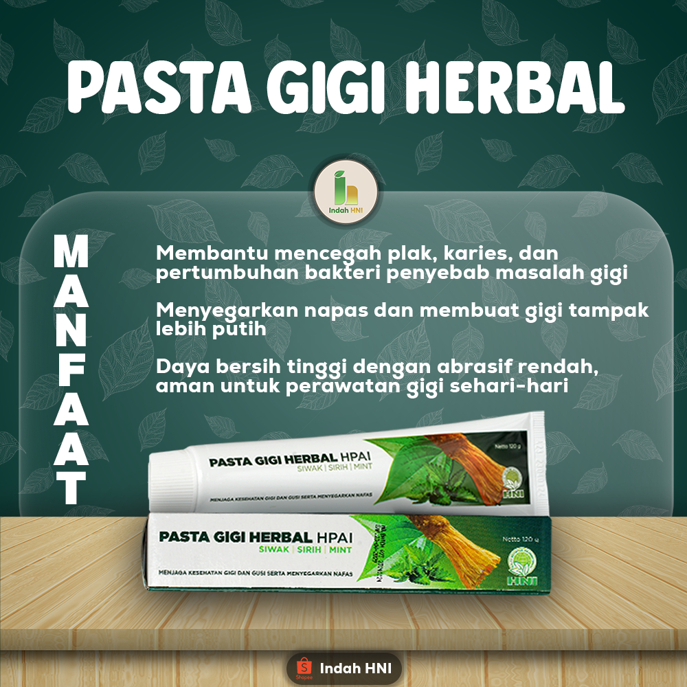 Jual PGH (Pasta Gigi Herbal) HNI HPAI – Menjaga Kesehatan Gigi & Mulut ...