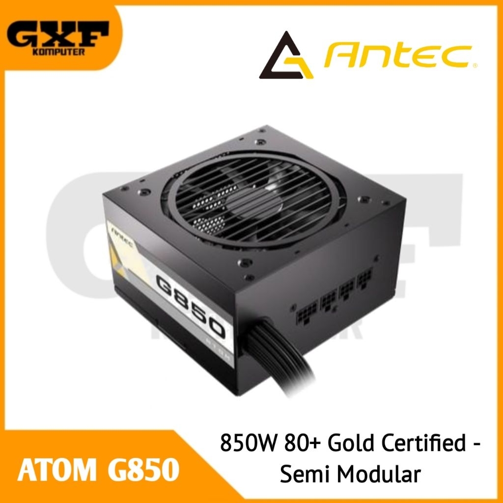 Jual PSU Antec ATOM G850 - 850W 80+ Gold Certified - Semi Modular | Shopee Indonesia