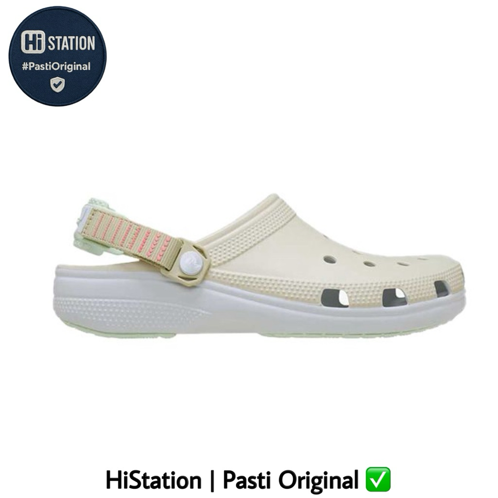 Jual Crocs Classic Turbo Clog Bone - 211287-2Y2 | Shopee Indonesia