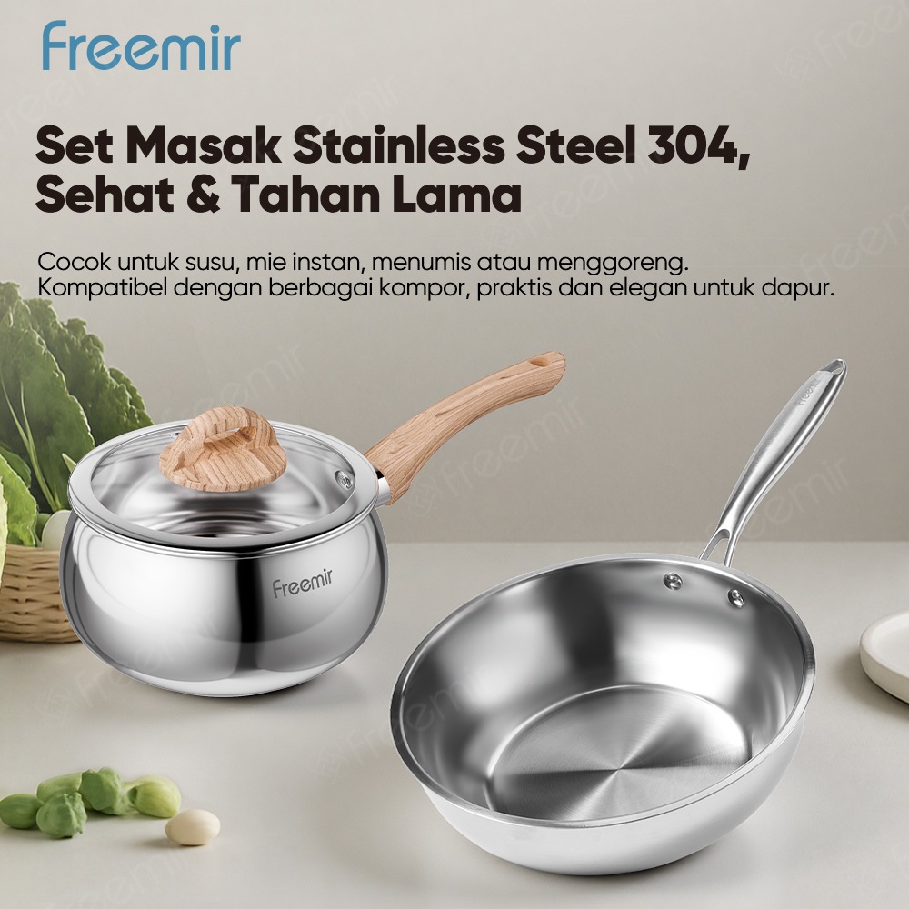 Jual [OFFICIAL] Panci susu stainless Anti Lengket Garansi 16cm ...