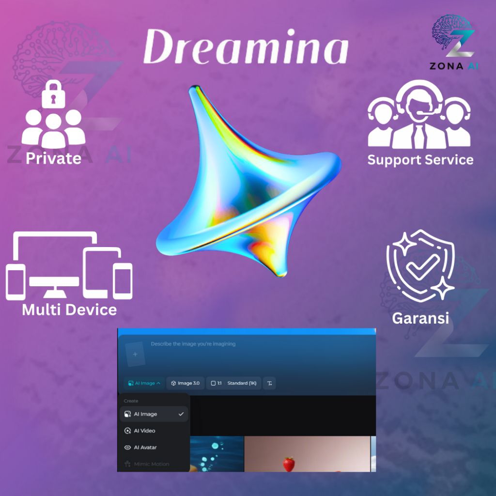 Jual Dremina Ai Text to vidio & Image to vidio Bergaransi Original ...