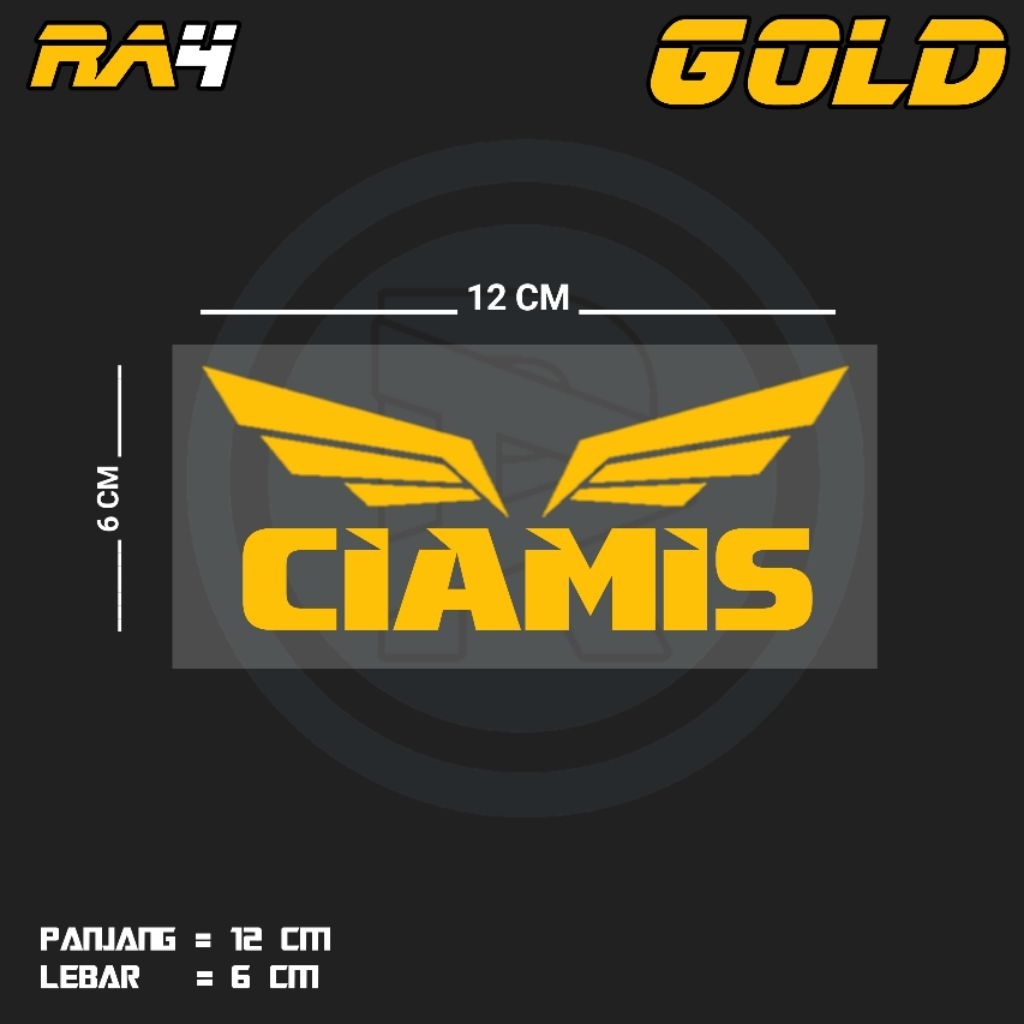 Jual STIKER CUTTING TULISAN CIAMIS | RA4 JBT | Shopee Indonesia