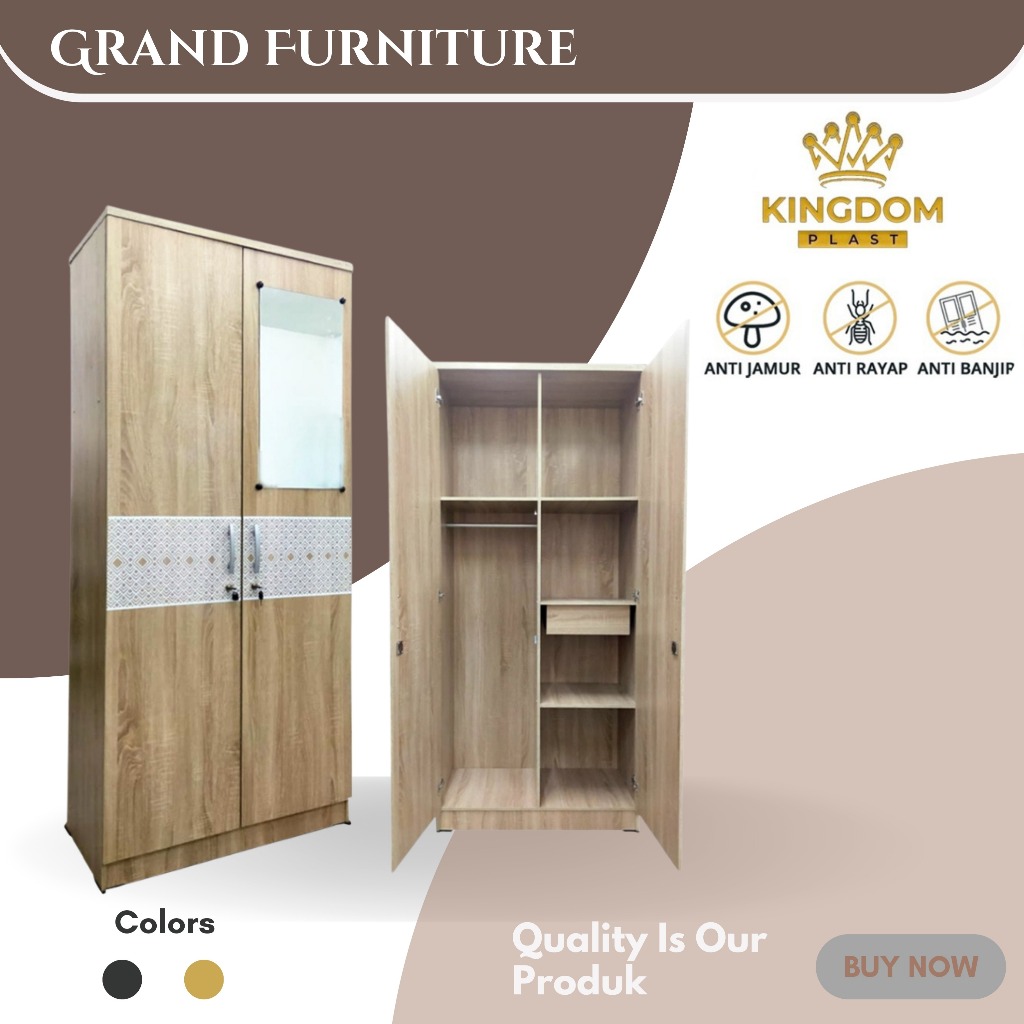 Jual [READY STOCK] KINGDOM PANEL LEMARI PAKAIAN PARTIKEL JUMBO ...